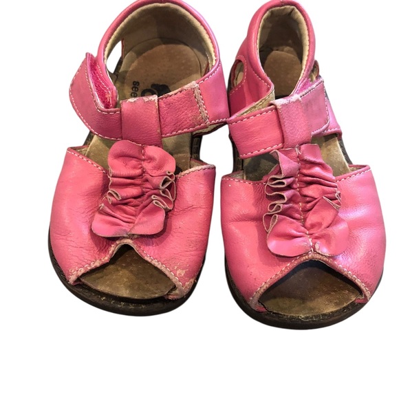 See Kai Run | Shoes | Size 7 See Kai Run Leather Pink Sandals With ...